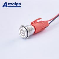 China IP66 Protected Stainless Steel Metal Push Button Switch with 200,000-Cycle Mechanical Life for Industrial Control for sale