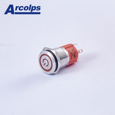 China Industrial 8300 Series Metal Push Button Switch with IP66 Sealed Stainless Steel Housing and 10A 250V Rating for sale