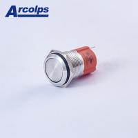 China 16mm Stainless Steel IP66 Sealed Metal Push Button Switch for Industrial Control Panels for sale