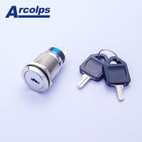 China 8301 Aluminum Push Button Switch 19mm Anti Vandal Push Button Switch 250V 1NO for sale