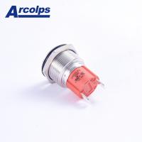 China Stainless Steel Housing IP66 Protected 200,000-Cycle Mechanical Life Metal Push Button Switch for Industrial Control for sale
