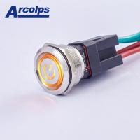 China Stainless Steel Electronic Push Button Switch with IP66 Protection and 10A 250V Rating for Industrial Use for sale
