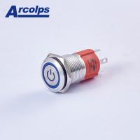 China 16MM Waterproof Momentary Push Button Switch 10A 220V Max Voltage for sale