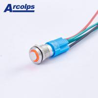 China IP66 3A 12mm Metal Push Button Switch High Temperature Push Button Switch for sale