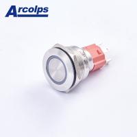 China 10A 22mm Metal Push Button Switch 220V High Current Momentary Switch for sale
