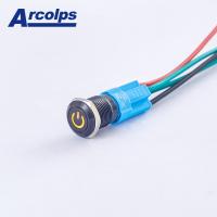 China Arcolps 12mm Stainless Push Button Switch 2NO 1NO Combination 3A 250V for sale