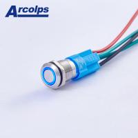 China Arcolps 12mm Stainless Push Button Switch 2NO 1NO Combination 3A 250V for sale
