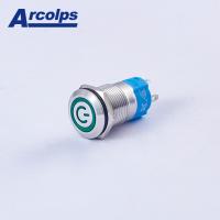 China Arcolps Illuminated Metal Push Button Switch 12mm Metal Push Button Switches for sale
