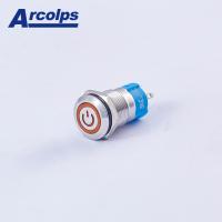 China Arcolps Illuminated Metal Push Button Switch 12mm Metal Push Button Switches for sale