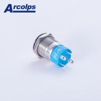 China Arcolps Illuminated Metal Push Button Switch 12mm Metal Push Button Switches for sale