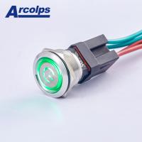 China IP67 19mm Metal Push Button Switch PA66 Waterproof Push Button Switch for sale