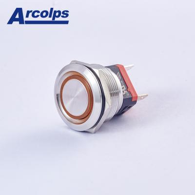 China IP66 High Current Push Button Switch 22mm High Temperature Watertight for sale