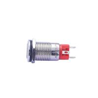 China 2NO 10mm Momentary Push Button 10A 250V High Current Momentary Switch for sale