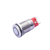China 2NO 10mm Momentary Push Button 10A 250V High Current Momentary Switch for sale