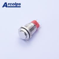 China 10A 250V IP67 16mm Metal Push Button Switch 2NO2NC 50000 Cycles for sale