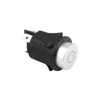 China Water Resistant 4-Pole 10A Plastic Push Button Switch for Harsh Industrial Environments for sale