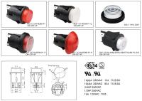 China Customizable Push Button Switch Multiple Cap Colors And Functions for sale