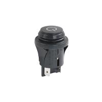 China 220V 10A 16A White LED Push Button Switch Quick Connect Terminal Easy Installation for sale
