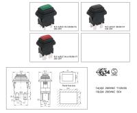 China Industrial Grade Push Button Switch 1NO1NC On OFF Control 250VAC ENEC for sale
