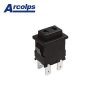 China Momentary Action Illuminated Push Button Switch 10A 250V 1NO1NC With Flat Actuator for sale