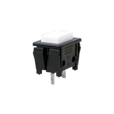 China Panel Mount IP65 Rated Plastic Power Switch with 50,000 Electrical Cycles Square Push Button for sale