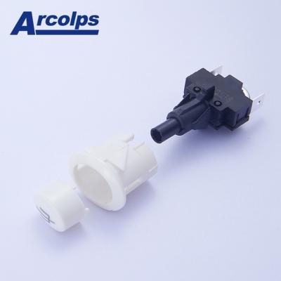 China Durable 16A 250VAC Push Switch with IP67 Waterproof Rating and Customizable Printing for DIY Projects for sale