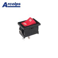 China RL3 Series on Off 2P SPST Rocker Switch Black Cap 10A 125VAC 6A 250VAC Industrial Control for sale