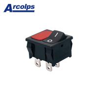 China Arcolps Rocker Switch RL3-2(D) 4P DPST ON-OFF 16A 125VAC 200k Mechanical Life Plastic Material ENEC14 CQC Certified Industrial for sale