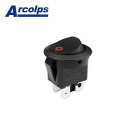 China Illuminated Red Cap 4 Pin Dpst on off Rocker Switch for CQC Approved 16A 250V for Power Tools and Medical Devices for sale