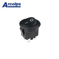 China Premium Black 4 Pin DPST ON-OFF Rocker Switch for CQC Certified 16A 250V 200000 Cycle Life for Industrial Electrical Appliances for sale