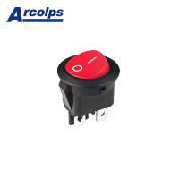 China Premium Black 4 Pin DPST ON-OFF Rocker Switch for CQC Certified 16A 250V 200000 Cycle Life for Industrial Electrical Appliances for sale