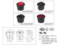 China Rl3 Series 2Pin on Off Black Rocker Switch Ul Cqc Certified for Automotive Marine Rv Home Electrical Devices for sale