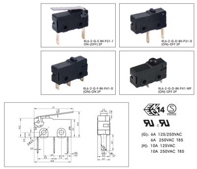 China For Listed Rocker Switch with Various Terminal Options for Easy PCB Mounting Applications 250V 10A IP18 for sale
