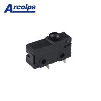 China Durable Black Cap Rocker Switch On OFF 2P For Electronic Circuit Control Systems for sale