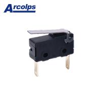 China Durable Black Cap Rocker Switch On OFF 2P For Electronic Circuit Control Systems for sale