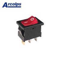 China Arcolps RL3-3 Green Red Plastic Rocker Switch ON-OFF 3P SPST IP65 16A 250V Quick Connect for Automation for sale