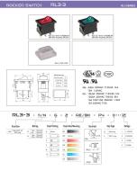 China RL3-3 Series Smart Rocker Switch ON-OFF with Lamp 3P SPST IP65 250V 16A for Industrial Control for sale