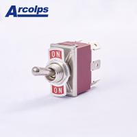 China Mini Toggle Switch Bakelite Material Metal Lever DPDT IP67 On Off On Switch for sale