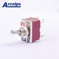 China Mini Toggle Switch Bakelite Material Metal Lever DPDT IP67 On Off On Switch for sale