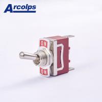 China Mini Toggle Switch Bakelite Material Metal Lever DPDT IP67 On Off On Switch for sale