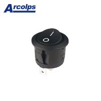 China 10A Watertight Wear-Resistant Plastic Enclosure Rocker Switch in Black White Red-Rotundity Switches for sale