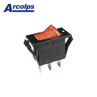 China High Lifespan Boat-Type Rocker Switches with Square Plastic Case Factory Direct Sales for sale