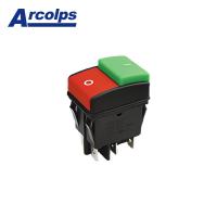China Waterproof and Wear-resistant High Lifespan Square Remote Lever Switch Multi-purpose Square Plastic case Rocker Switch for sale