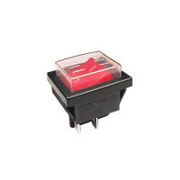 China Multi-purpose Waterproof and Wear-resistant Square Remote Lever Switch High Lifespan Square Plastic case Rocker Switch for sale