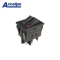 China Industrial Controls High Temperature Waterproof 16A LED Lamp Switch Multifunction Rocker Switch for sale