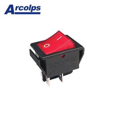 China Arcolps RL2-1 Plastic Rocker Switches Multi-Color (Black Red Orange Green Blue White) Push Button Switch for sale