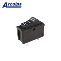 China Arcolps 250VAC 30A Red ON-OFF Sealed Rocker Switch with Self-Lock Push Button 2 Pin Boat IP65 Smart Solder Lug Termination for sale