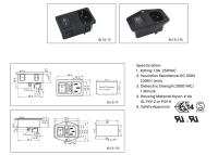 China Arcolps RL10-1 Robust 10A 250VAC Rocker Switch with 50,000 Cycles and Copper Silver Plated Terminal for Industrial Use for sale