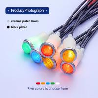 China PA66 Waterproof IP67 LED Indicator Light with Warm White Light for Equipment and Motorcycle for sale