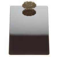 China SUS304 Stainless Metal Sheet 0.8mm Gold Black Mirror Stainless Steel Plate For Hotel Decoration for sale